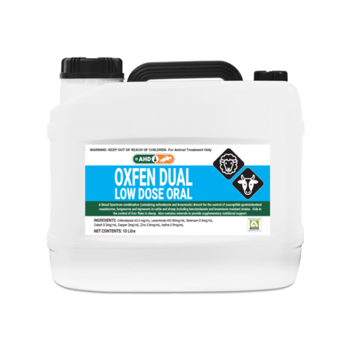 Oxfen Dual Low Dose Oral Drench for Sheep and Cattle 10L – Seeds ...